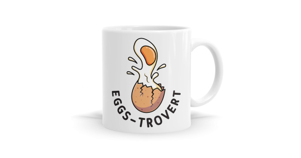 Eggs-trovert Extrovert Mug | Bespoke Mugs