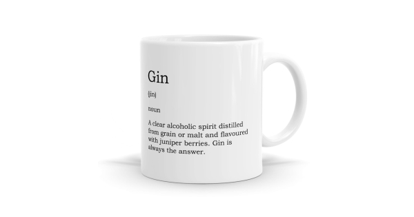 Gin Definition Mug | Bespoke Mugs