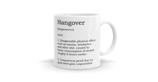 Hangover Definition Mug - Fun & Functional Drinkware
