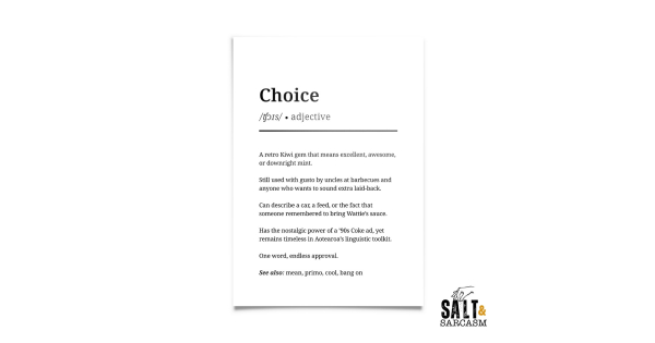 Choice Definition Print - Inspire Your Space
