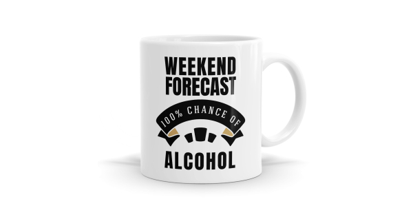 Weekend Forecast Mug - Perfect for Coffee Lovers