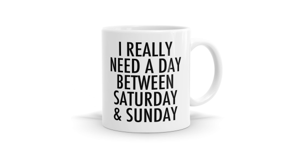 Saturday Sunday Mug | Bespoke Mugs