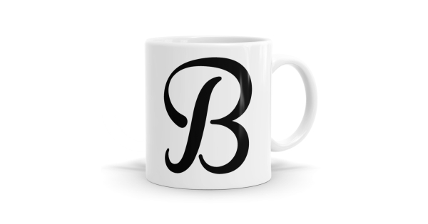 Elegant Letter B Mug - Perfect Gift for Any Occasion